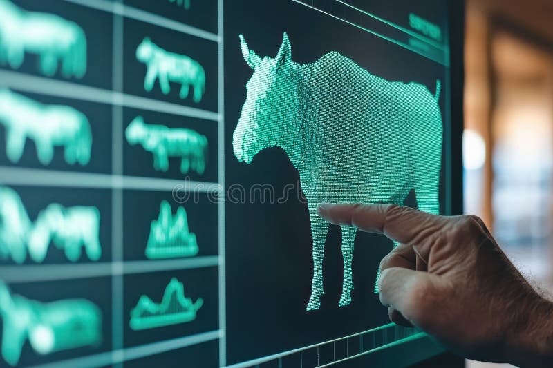 Executive Analyzing Business Trends with Upward Graphs and Digital Data ...