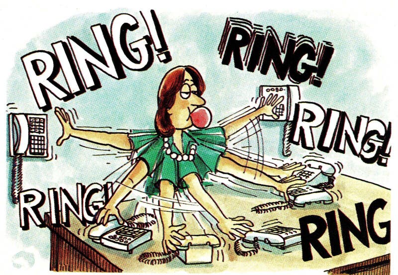 Executive assistant stock illustration. Illustration of funny - 33605898