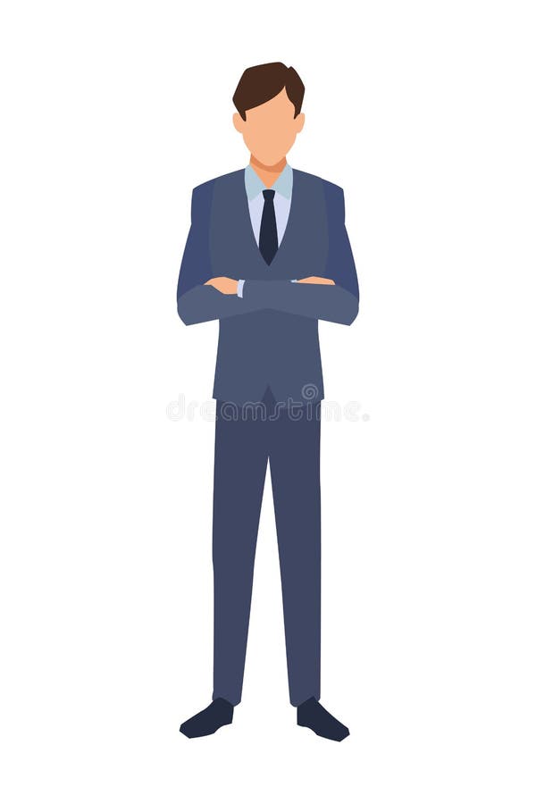 Executive business cartoon stock vector. Illustration of entrepreneur ...