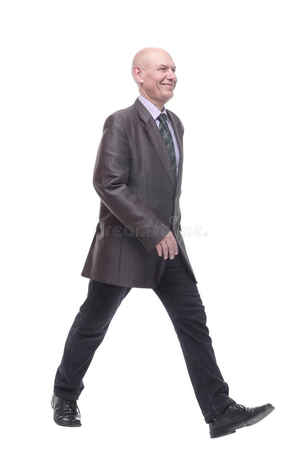 Executive Business Man with Clipboard. Isolated on a White Stock Image ...