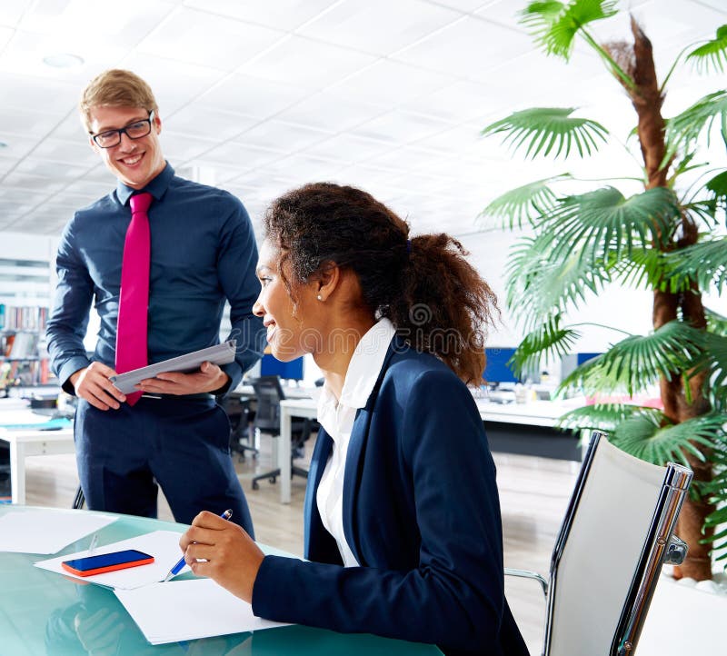 Executive Business People Team Meeting at Office Stock Image - Image of ...