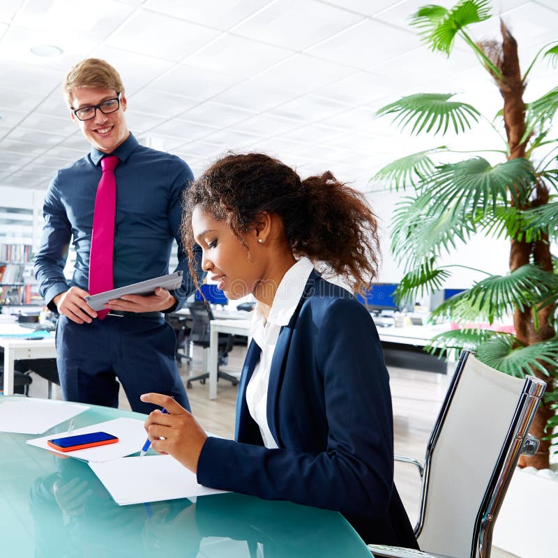 Executive Business People Team Meeting at Office Stock Image - Image of ...