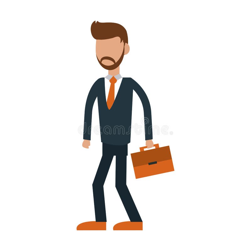 Executive Businessman Avatar Stock Vector - Illustration of commercial ...