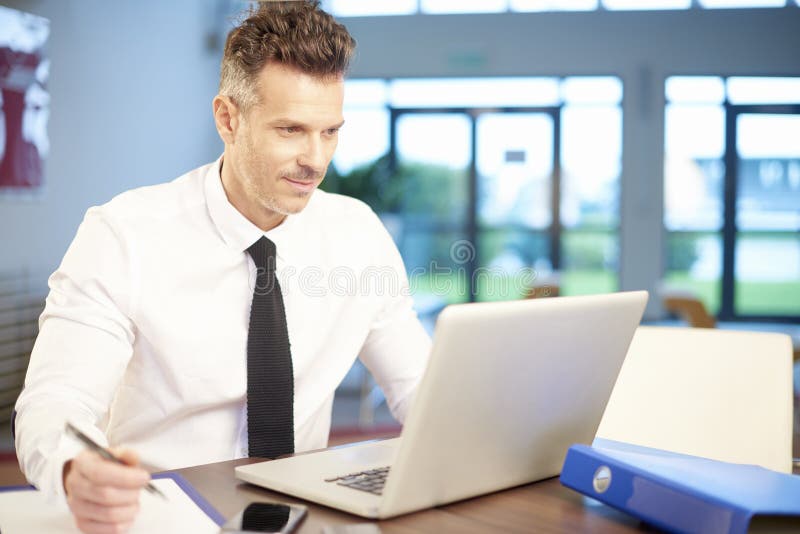 Thinking professional man stock image. Image of adult - 81606229