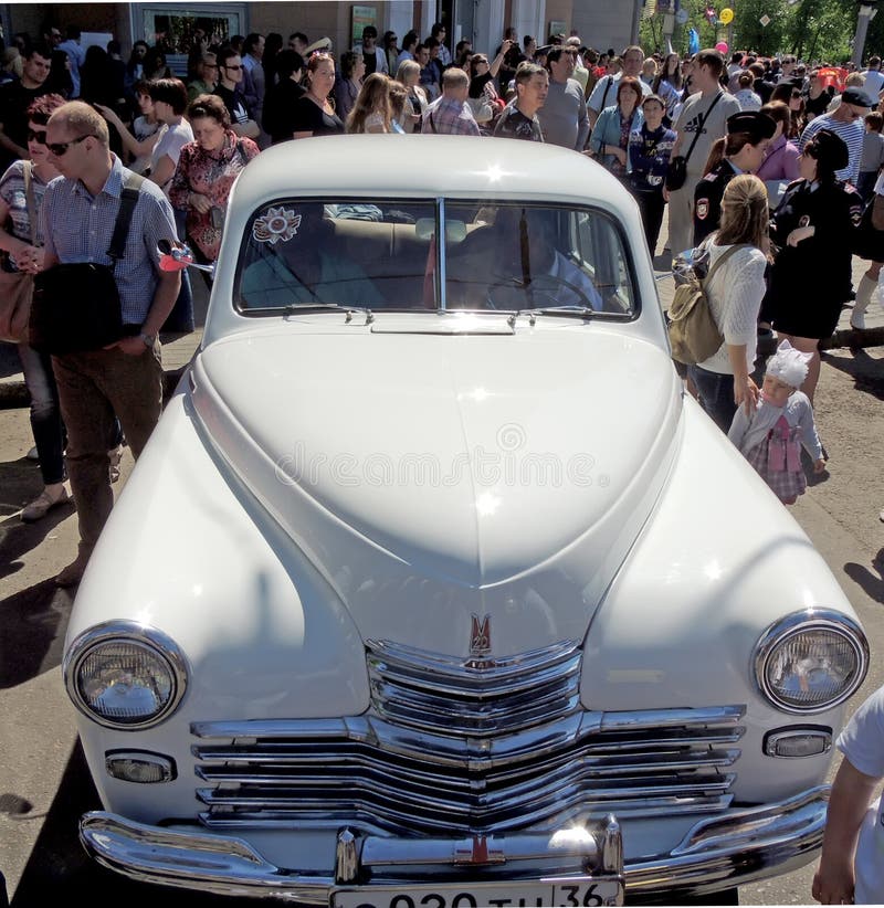 Soviet Executive Car Sedan Fastback GAZ-M20 Pobeda (Victory) Editorial ...