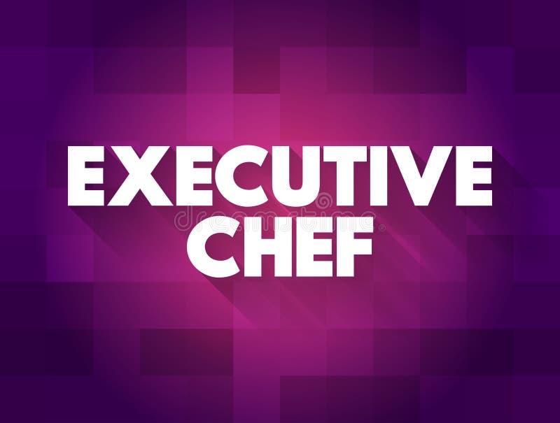 Executive Chef Stock Illustrations – 629 Executive Chef Stock ...