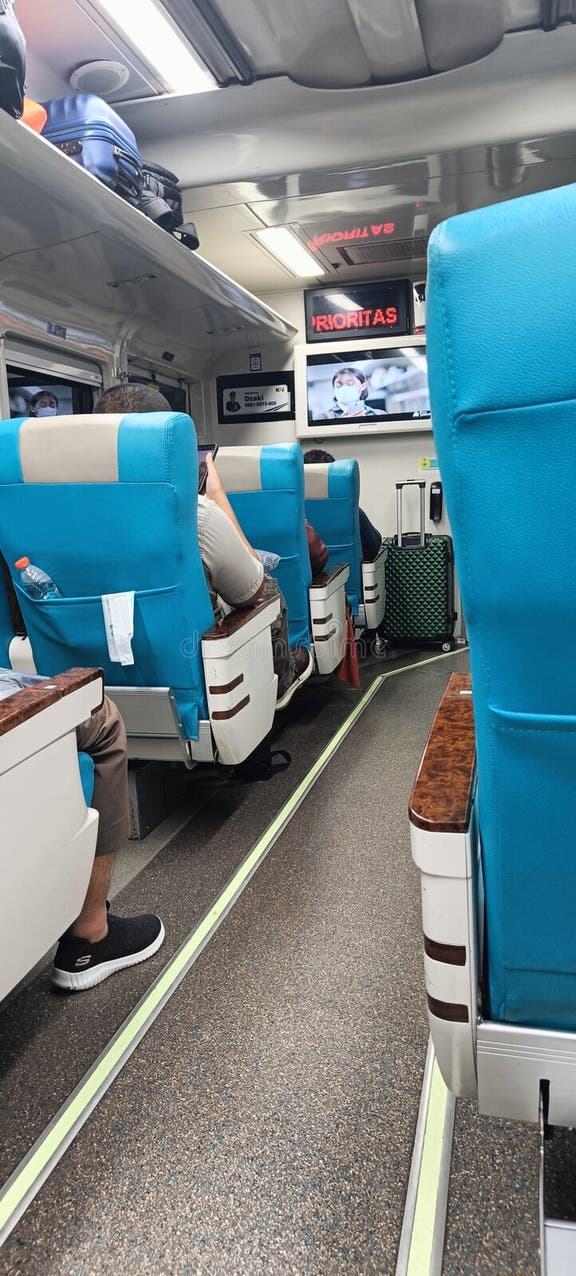 Executive Class Train in Indonesia Editorial Image - Image of train ...