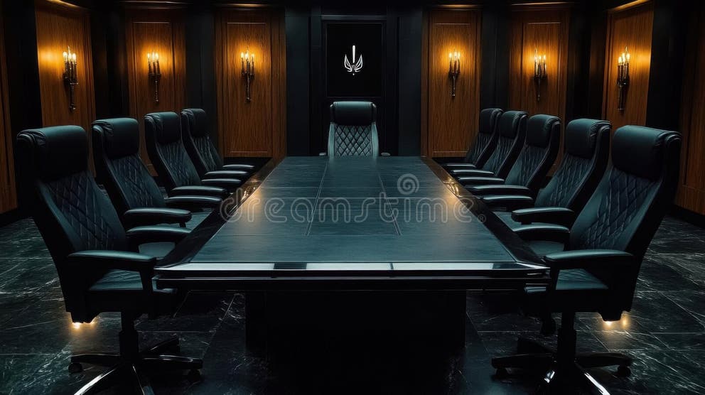 Executive Conference Room Interior Stock Photo - Image of architecture ...