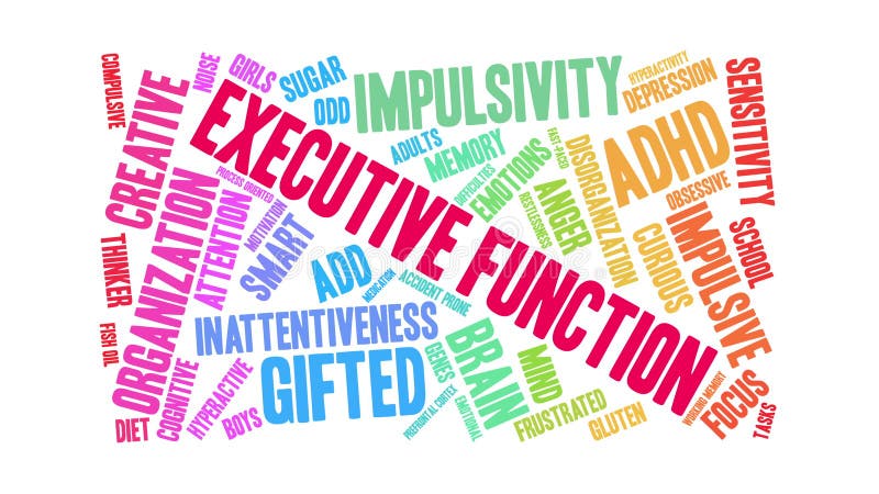 Executive Function Animated Word Cloud Stock Video - Video of genes ...