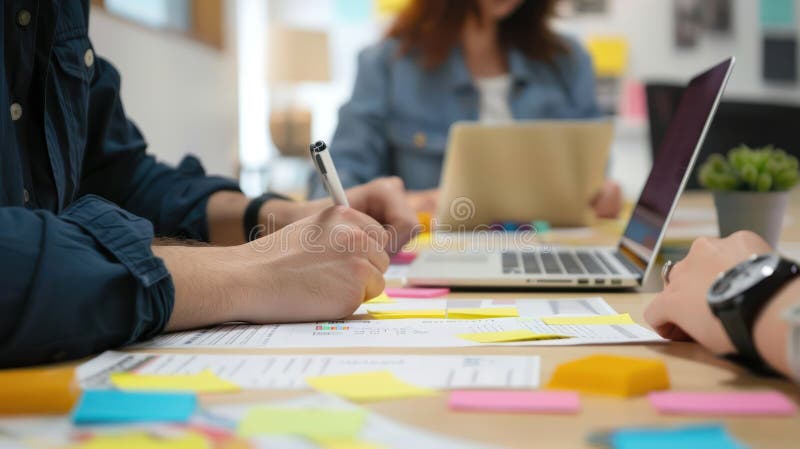 Executive Leading a Strategic Planning Session Stock Illustration ...