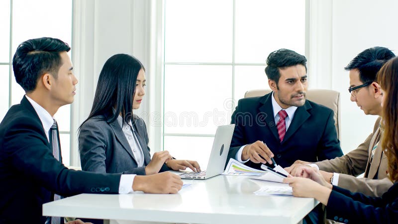 The Executive Man Upset after See Documents Report Stock Photo - Image ...
