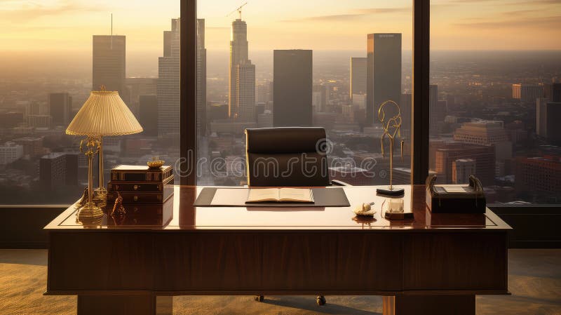 Executive name plate desk stock illustration. Illustration of smith ...