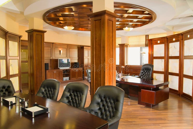 Executive office stock photo. Image of business, light - 17828660