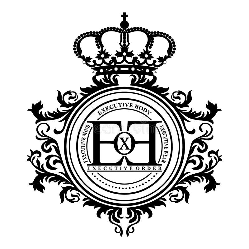 Executive Order Decorative Logo Stock Vector - Illustration of ...