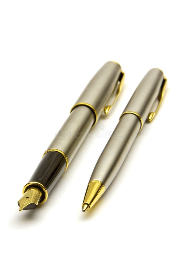 Executive Pens #01 stock image. Image of gold, metallic - 2669637