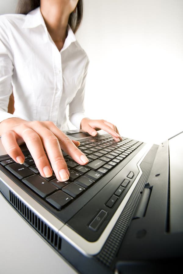 Executive secretary stock image. Image of keypad, female - 5866011