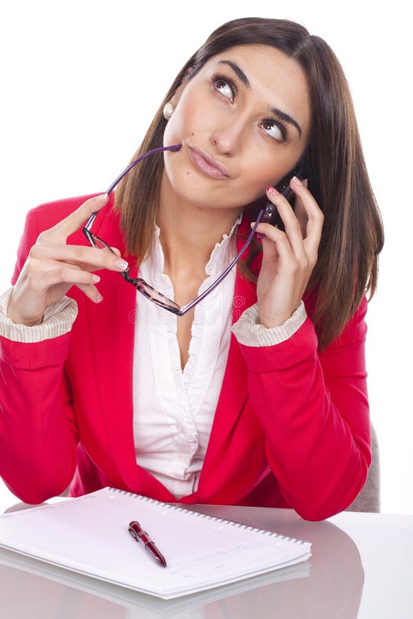 Executive secretary stock image. Image of keypad, female - 5866011