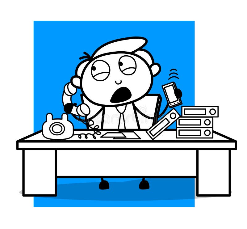 Busy Phones Cartoon Stock Illustrations – 42 Busy Phones Cartoon Stock ...