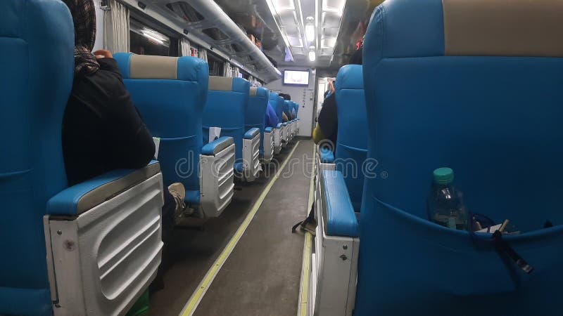 Executive train stock image. Image of passenger, chair - 261660519