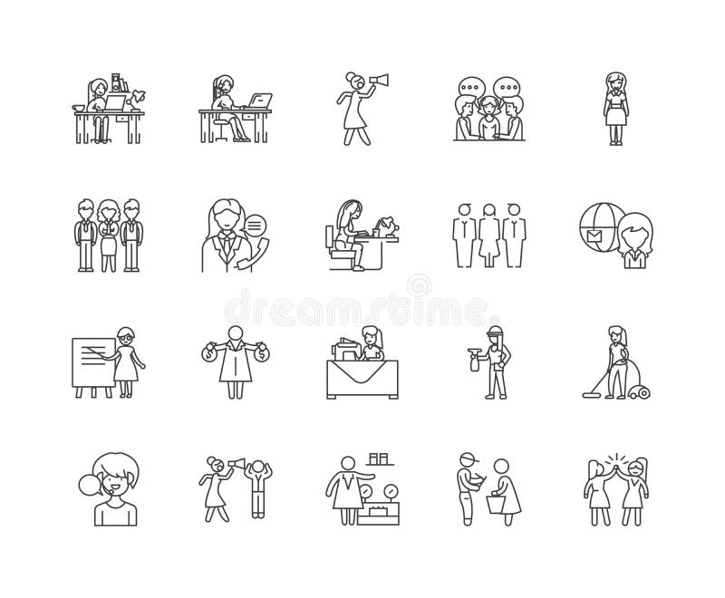 Executive women symbol stock vector. Illustration of people - 175139819