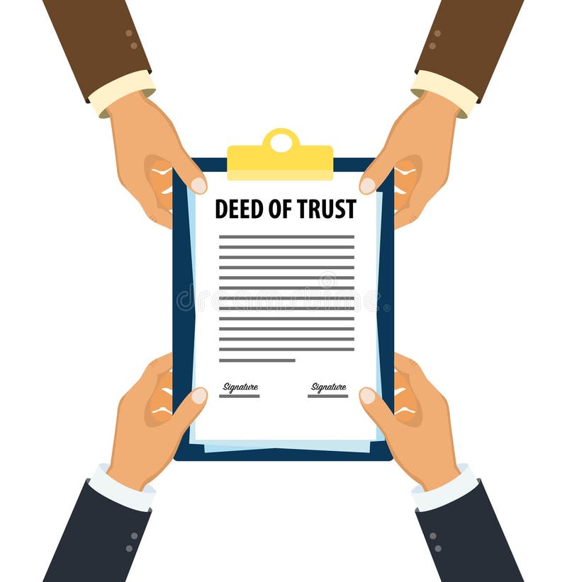 Signing Registration Document Stock Illustration - Illustration of ...