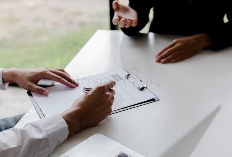 Executives are Interviewing Job Applicants and Preliminary Background ...