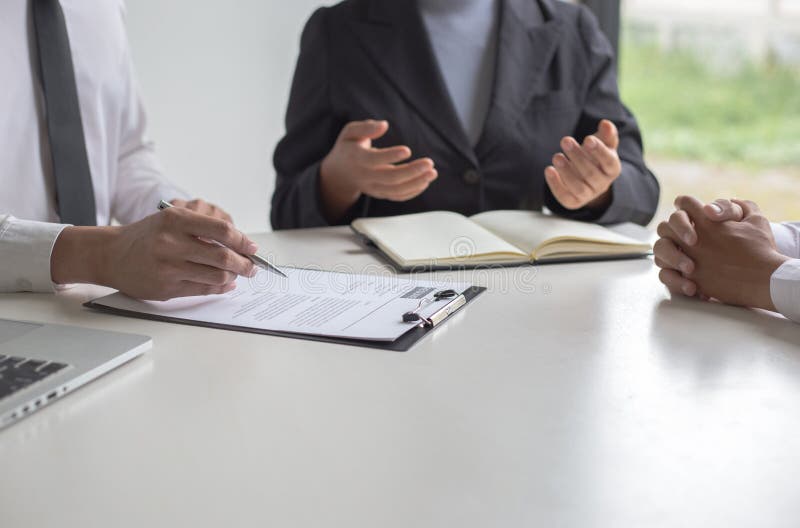 Executives are Interviewing Job Applicants and Preliminary Background ...