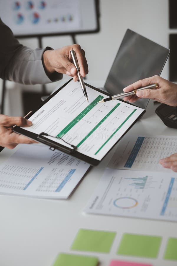 Executives and Managers are Meeting in a Conference Room Stock Image ...