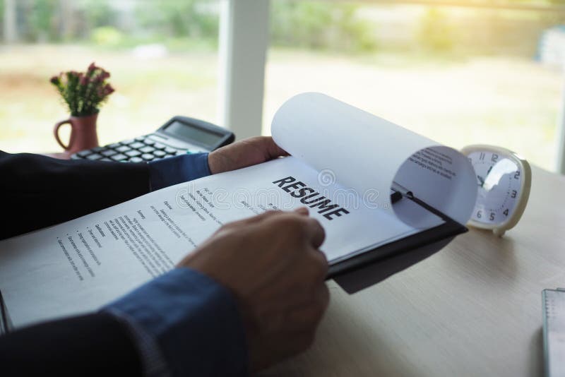 Executives are Viewing the Job Application List. Many Candidates ...