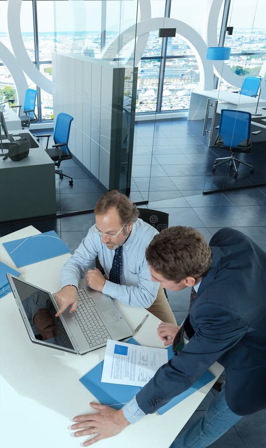 Executives at work stock image. Image of report, person - 133356195