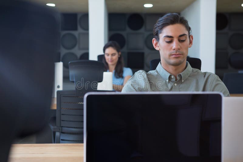 Executives Working in the Office Stock Photo - Image of caucasian ...