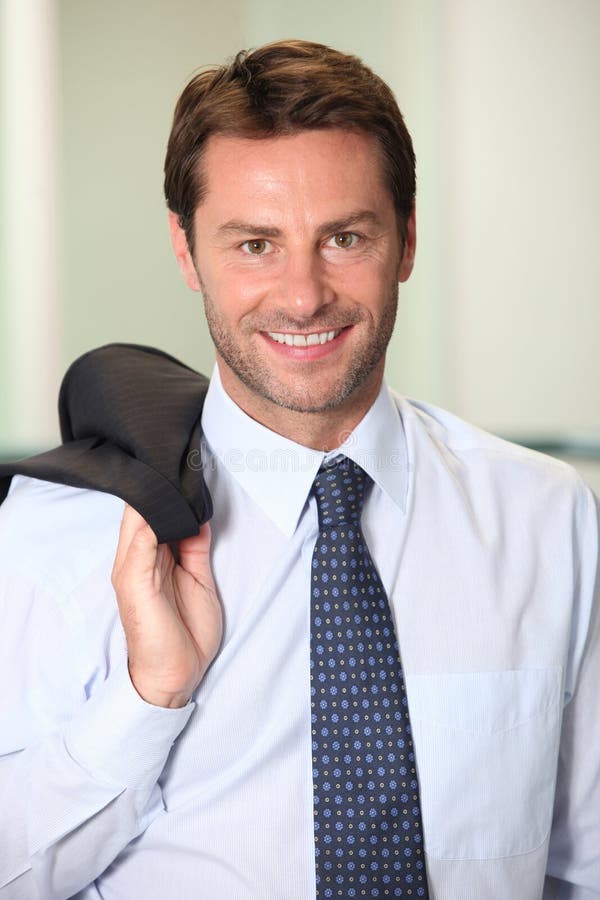 Executivo Masculino Relaxed Foto de Stock - Imagem de executivo, vista ...