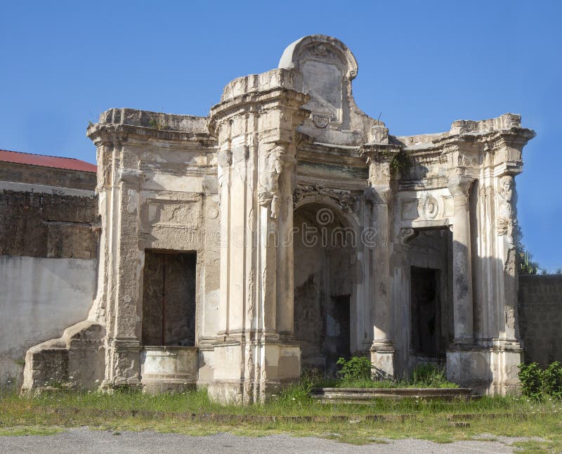 Exedra, ancient monument stock photo. Image of landmark - 260593262