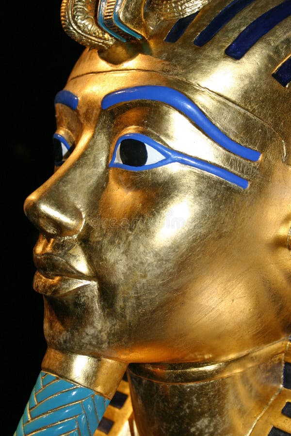 De Gouden Farao Tutankhamen Masker Stock Foto - Afbeelding bestaande ...