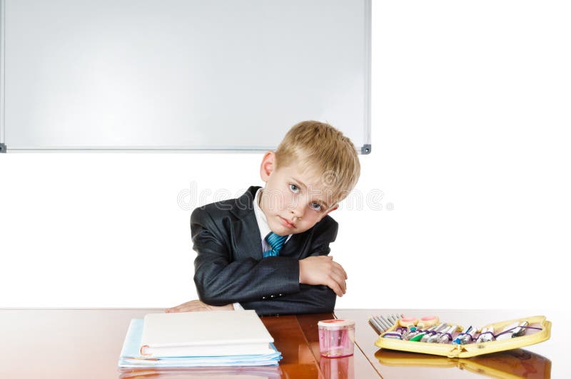 Exemplary boy stock image. Image of person, caucasian - 27279061