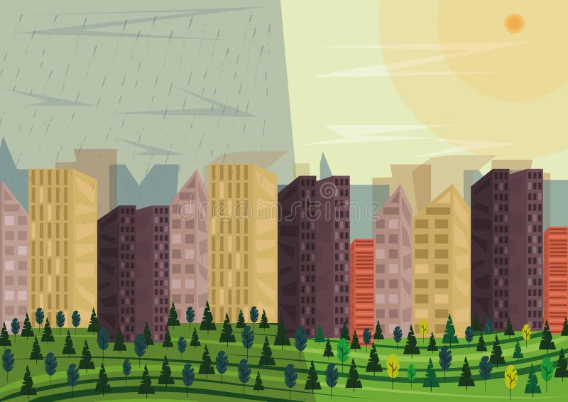 Exemple de microclimat illustration de vecteur. Illustration du ...