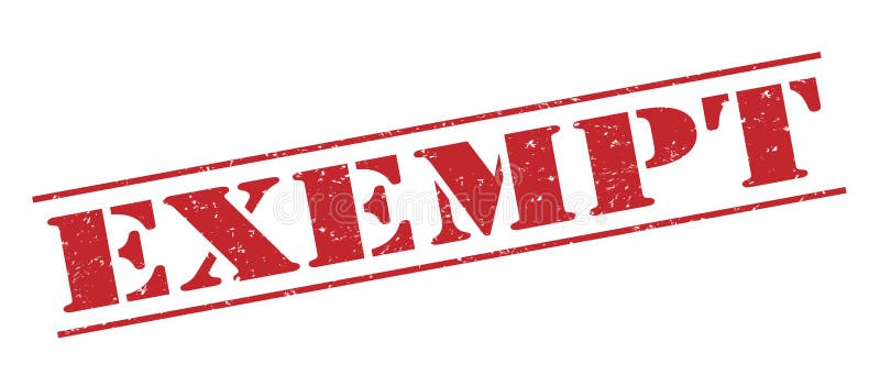 Exempt Stock Illustrations – 851 Exempt Stock Illustrations, Vectors ...