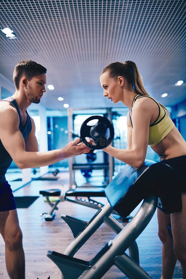 Exercise for arms stock image. Image of muscles, women - 55173313