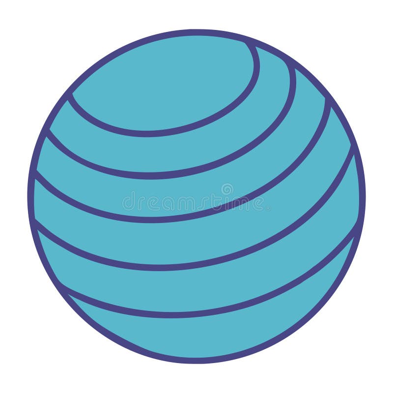 Exercise Ball Icon stock vector. Illustration of fitness - 360272542