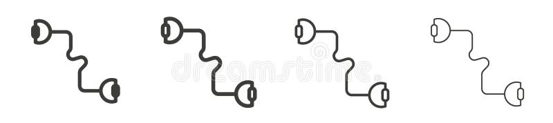 Exercise Bands Icon Vector Set on White Background Stock Vector ...
