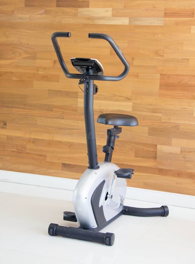 Exercise Bike in Gym Equipment. Stock Image - Image of leisure, bike ...