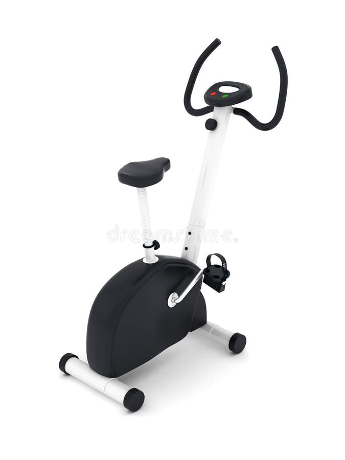 Exercise Bike stock illustration. Illustration of healthy - 2480492