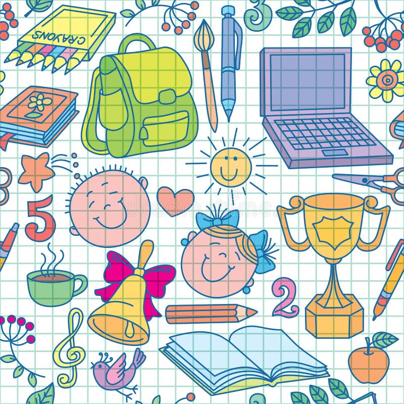 Kids Exercise Pattern Stock Illustrations – 2,945 Kids Exercise Pattern ...