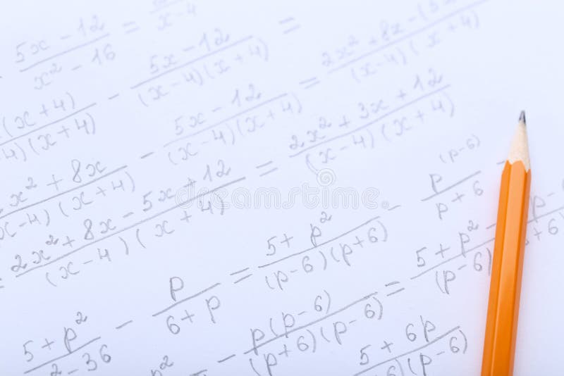Exercise book stock image. Image of complicated, calculate - 122737267