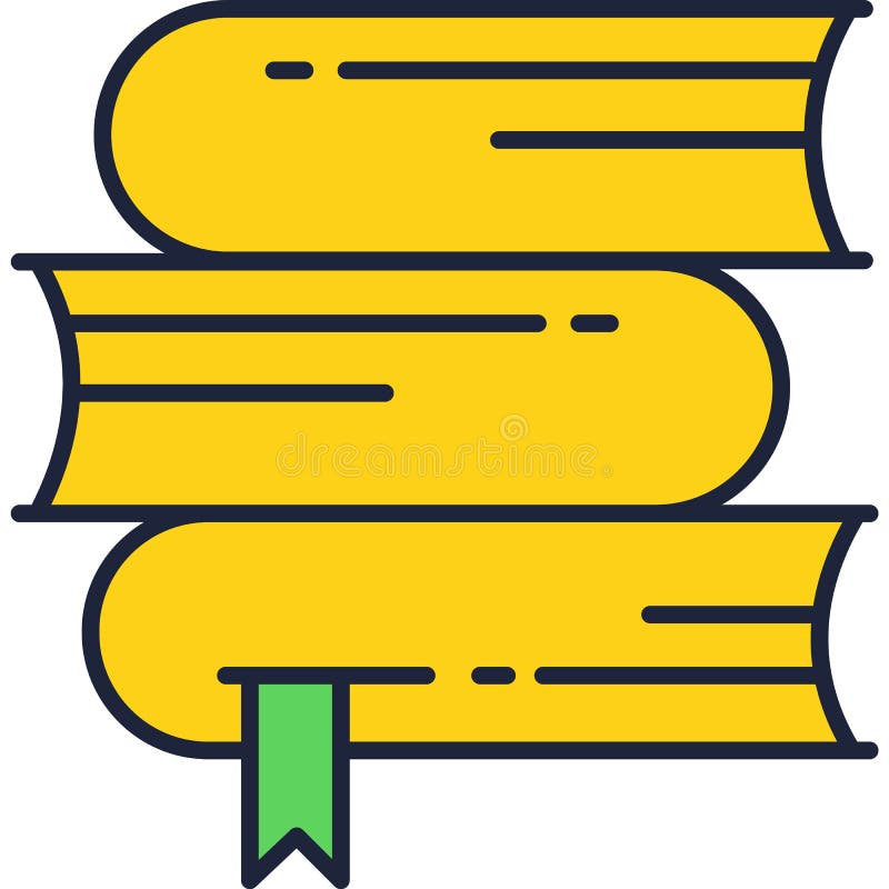 Exercise Book Icon Vector Isolated Stack on White Stock Vector ...