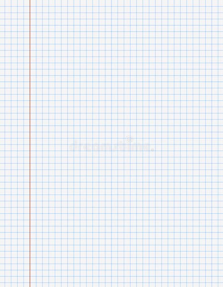 Exercise Book Paper Page with Lines Stock Vector - Illustration of ...