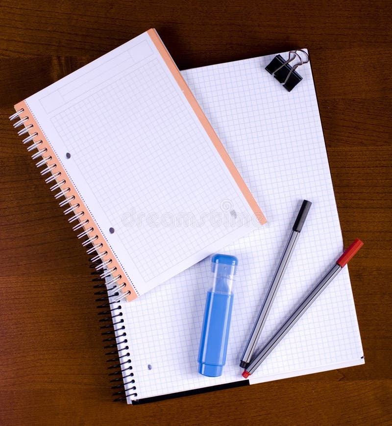 Exercise books stock image. Image of pages, exercise, close - 9629565