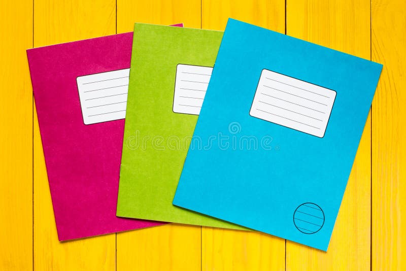 Exercise books and pencil. stock photo. Image of study - 20658564