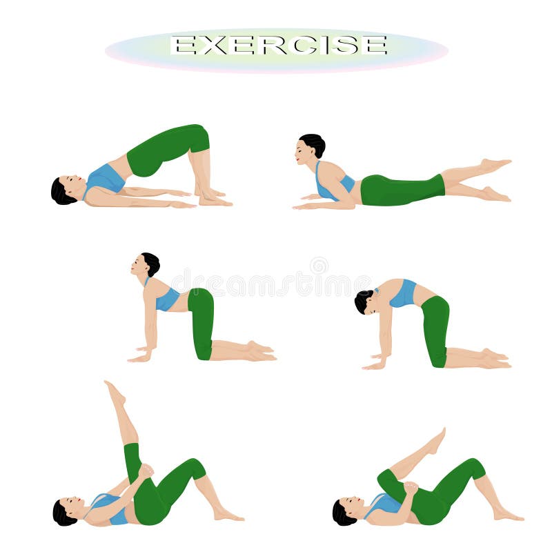 Exercise cartoon shape stock vector. Illustration of exercise - 95543476