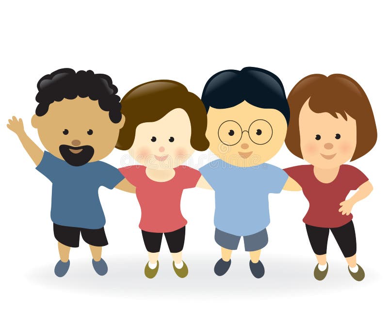 Exercise group together stock vector. Illustration of people - 56711714